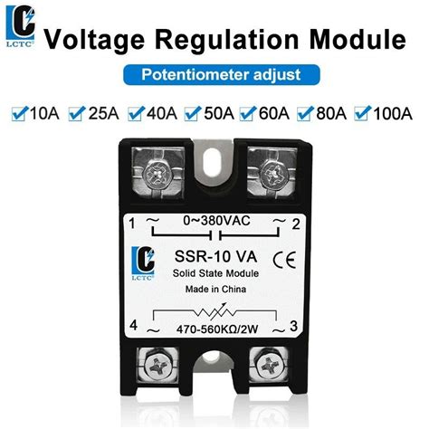 Lctc Single Phase Solid State Voltage Regulator Va Type Voltage