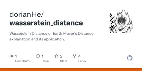Github Dorianhewassersteindistance Wasserstein Distance Or Earth Movers Distance