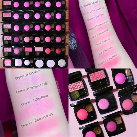 샤넬 블러셔 쿨톤 위주 발색 쥬 꽁뜨라스뜨 And 트위드블러셔 네이버 블로그