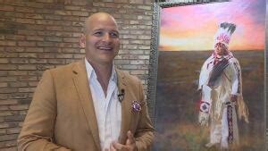 Portrait Of Siksika Chief Crowfoot Symbolizes Hope For Future