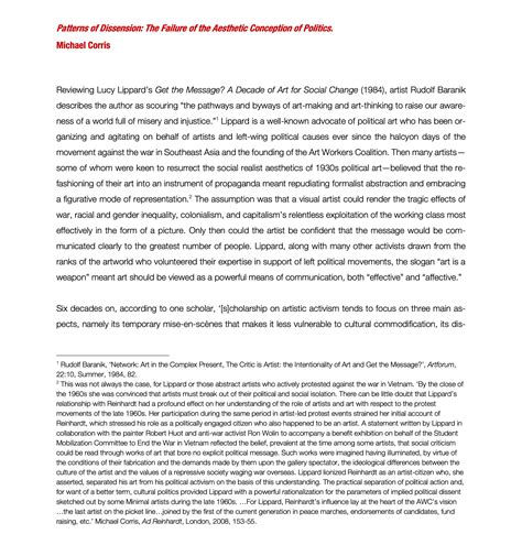 Patterns Of Dissension The Failure Of The Aesthetic Conception Of