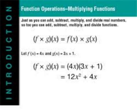 1 6 Function Operation Pre Calculous