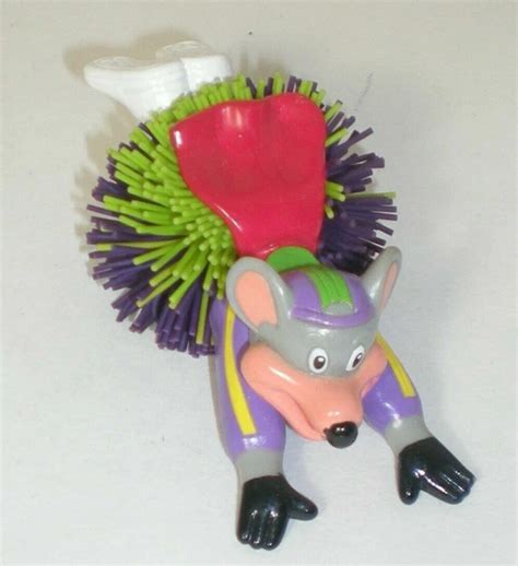 Chuck E Cheese Pvc Figure Koosh Ball Toy Super Flying Showbiz Pizza Cec £1450 Picclick Uk