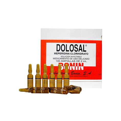 Dolosal 100 Ampollas Laboratorios Bonin