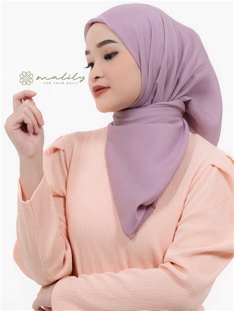 Jual Malily Hijab Ultra Paris Purple Chalk Shopee Indonesia