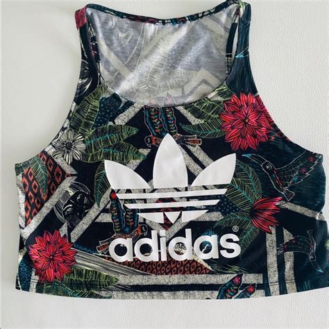 Adidas Tops Adidas Pharrell Collab Xilofloresta Crop Tank Poshmark