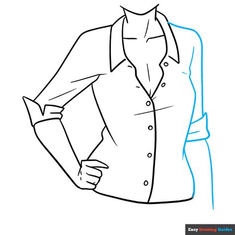 How To Draw An Anime Shirt Easy Step By Step Tutorial