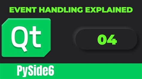 Interactive Pyside6 Applications Event Handling Explained Tutorial In Hindi Episode 04