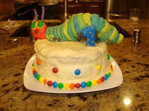 The Very Hungry Caterpillar Birthday Cake