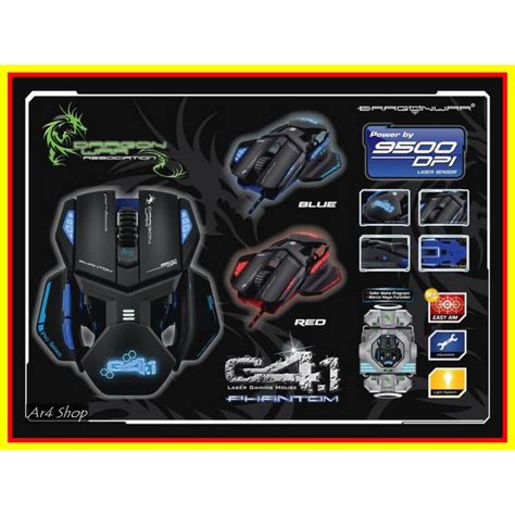Jual Mouse Dragonwar Gaming Phantom V2 Laser Gaming Mouse Shopee Indonesia