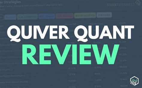 Quiver Quantitative Review A Unique Stock Research Platform