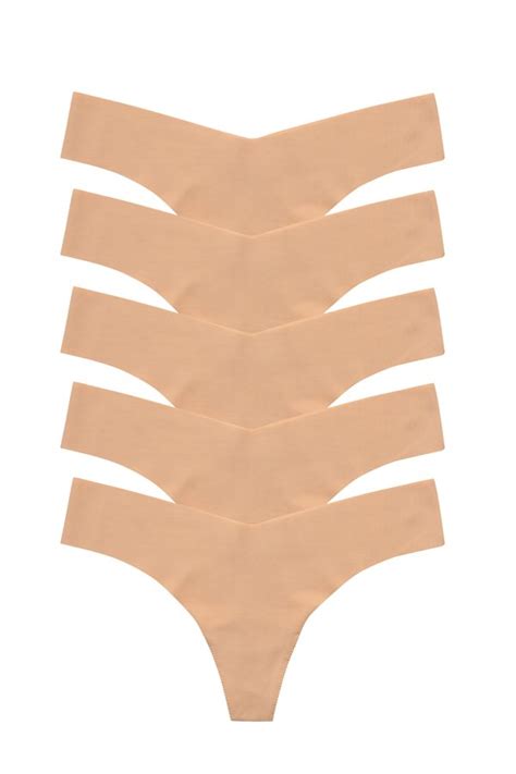 Commando Classic Solid Thong 5 Pack Gp138