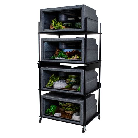 Reptile Cage Racks Multi Level Hybrid Reptile Custom Cages