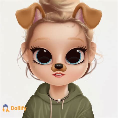 Dollify Digital Art Girl Cute Little Drawings Cute Girl Wallpaper