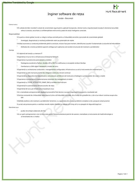 Jd Devops Networking Engineer Ro Pdf