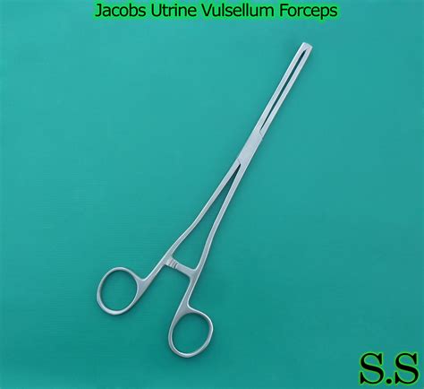 Jacobs Utrine Vulsellum Forceps 825 Str Veterinary Ebay