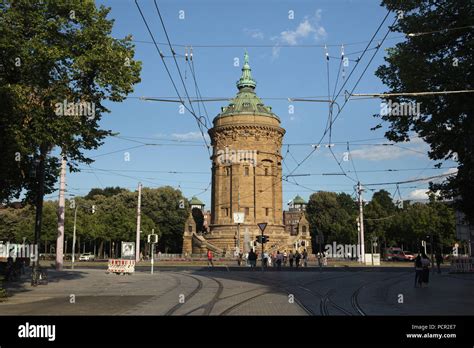 Mannheimer Wasserturm Mannheim Water Tower Designed By German