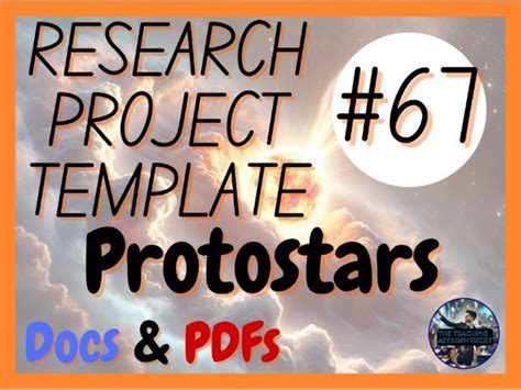 Protostars Science Research Project Article 67 Astronomy