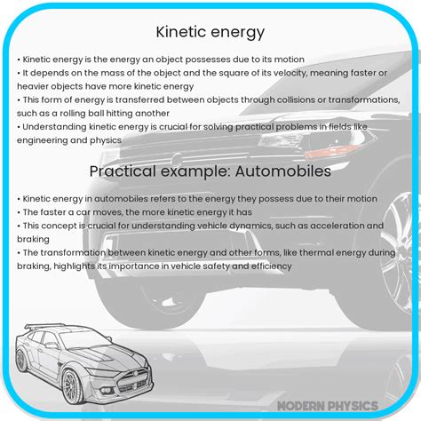 Kinetic Energy Principles Calculations And Applications