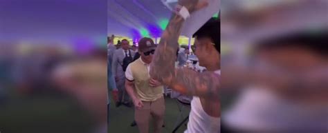 Video Canelo Alvarez Lands A Full Power Punch On A Fan Sends Him Flying
