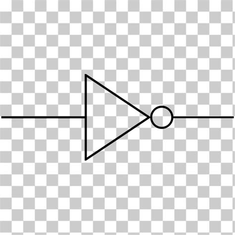Free Svg Vector Image Of Inverter Electronics Logical Symbol Nohatcc
