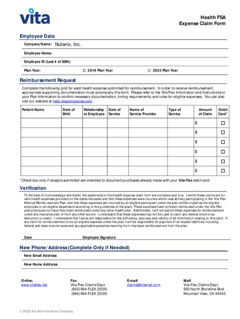Fillable Online Health Fsa Claim Form Fax Email Print Pdffiller