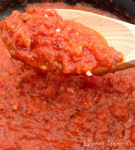 Basic Tomato Sauce Lemony Thyme Lemony Thyme Basic Tomato Sauce Lemony Thyme Lemony Thyme