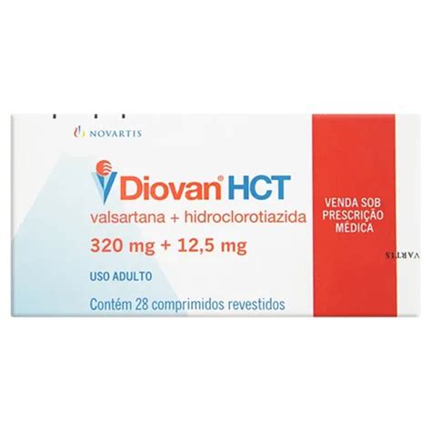 Diovan Hct 320mg 125mg C28 Comprimidos Novartis Biociencias