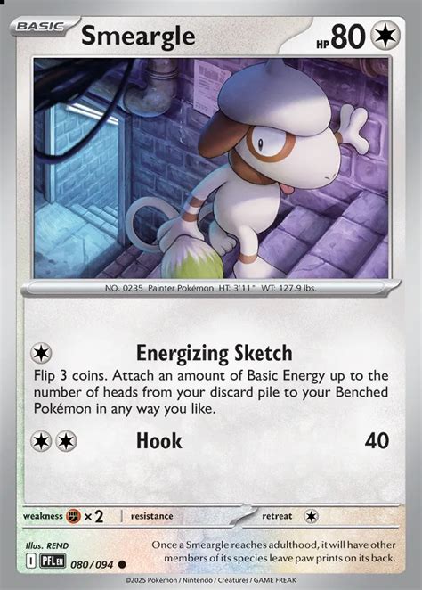 Smeargle 080094 Phantasmal Flames Pokemonkaartnl