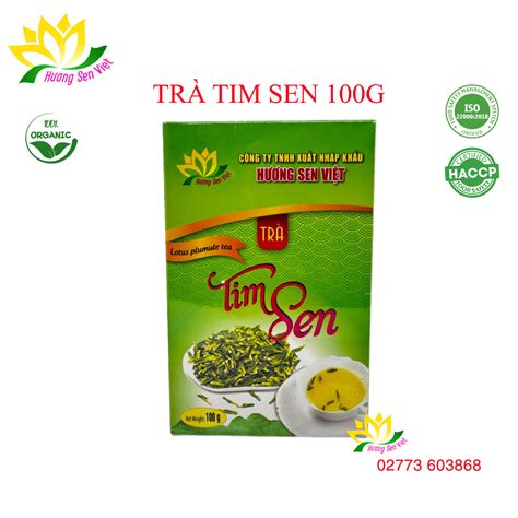 TrÀ Tim Sen ThƯỢng HẠng HỘp 100g HƯƠng Sen ViỆt