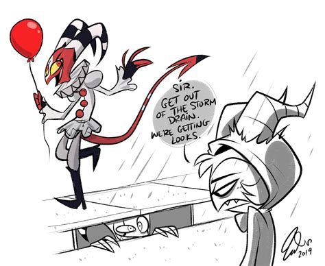 Vivienne Medrano 💖 On X Hotel Art Vivziepop Hazbin Hotel It The Clown Movie