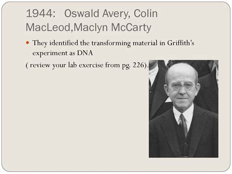 Oswald Avery Colin Macleod And Maclyn Mccarty