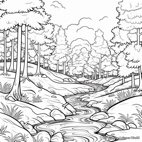 Landscape Coloring Pages Free And Printable