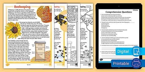 The Buzz About Beekeeping Answer Key Twinkl Usa