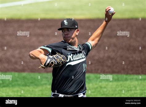 Wright State Pitcher Sebastian Gongora 13 Delivers A Pitch During An