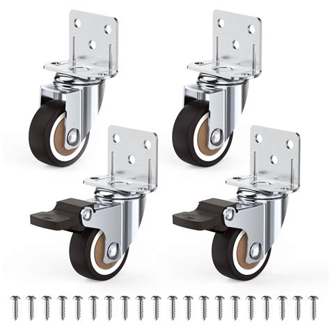 Holkie Side Mount Casters Wheels 1 25 Inch