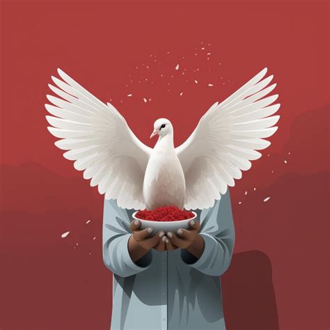 Premium Ai Image Peace Themed Background