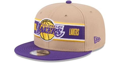 Ktz Tanpurple Los Angeles Lakers 2024 Nba Draft 9fifty Snapback Hat In