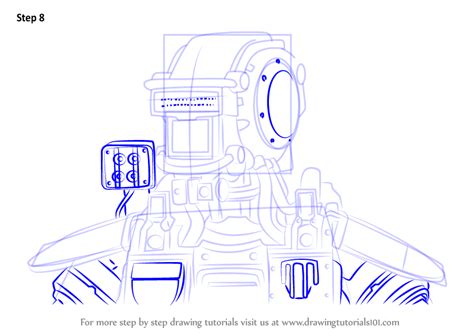 How To Draw Chappie From Chappie Chappie Step By Step
