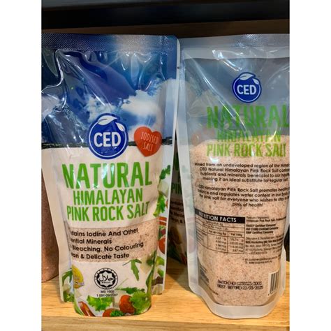 Jual Garam Ced Natural Himalayan Pink Rock Salt Shopee Indonesia