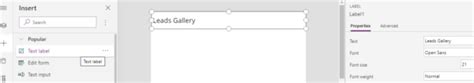 Create A Sample Canvas App Using Gallery Form In Dynamics 365 Instance