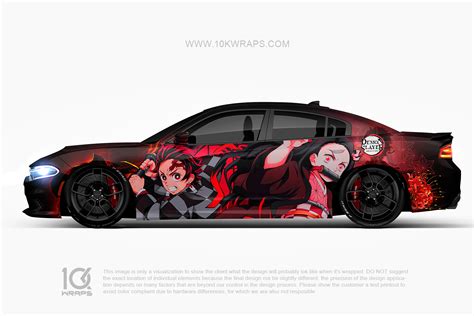 Demon Slayer Car Wraps 23 Made With Top 3m Vinyl 10kwraps