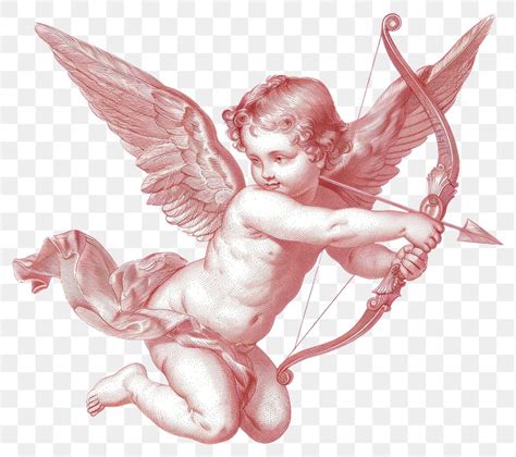Png Cupid Holding Bow Vintage Free Png Rawpixel