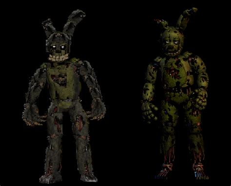 Springtrap Redesign Rfivenightsatfreddys