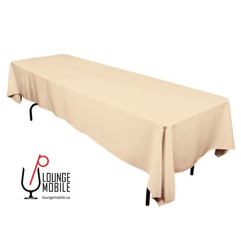 Nappe Rectangle Polyester Beige 60 X 126 Nappes Les Productions Célébrason Site Officiel