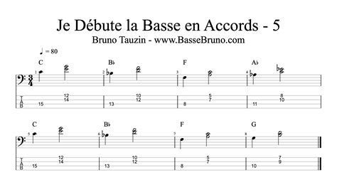 Je Débute La Basse En Accords Par Bruno Tauzin Guitar Pro Blog Arobas Music