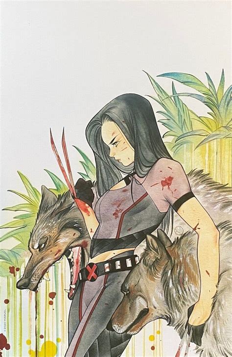 Peach Momoko Rare Wolverine Art Print 2020 Marvel Variant Cover Last