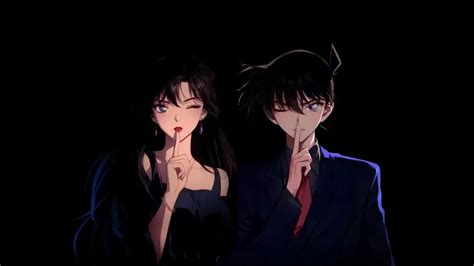 5k名侦探柯南cp壁纸｜报纸墙背景图片 毛利兰工藤新一「哲风壁纸」