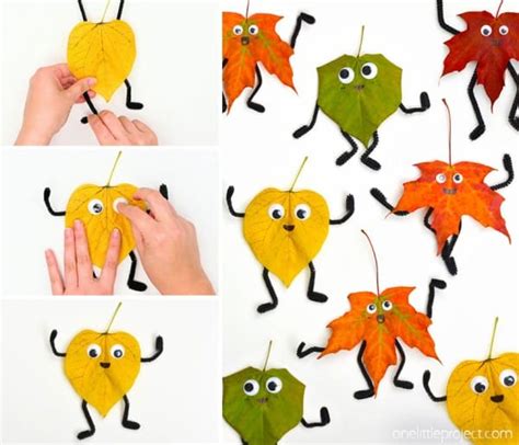 Fall Leaf People Craft Autumn Leaves Art Project