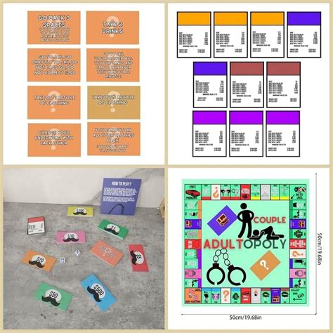 Bzdvs Adultopoly Board Game Couples Adult Monopoly Game India Ubuy